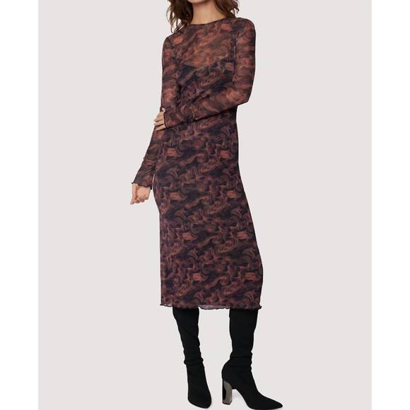 Lost + Wander | Dresses | New Lost Wander Contessa Midi Dress In Copper ...